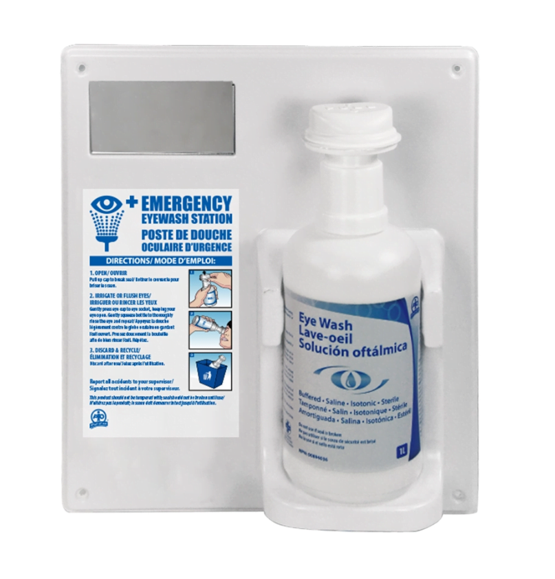 Eyewash Station w/ 1L Eyewash, Eye Cup & Mirror - Artlin Safety ... Eyewash Station w/ 1L Eyewash, Eye Cup & Mirror - Artlin Safety ...